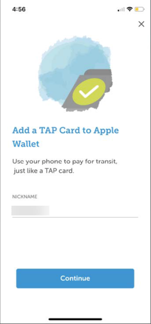 Transit Virtual Tap Card Instructions