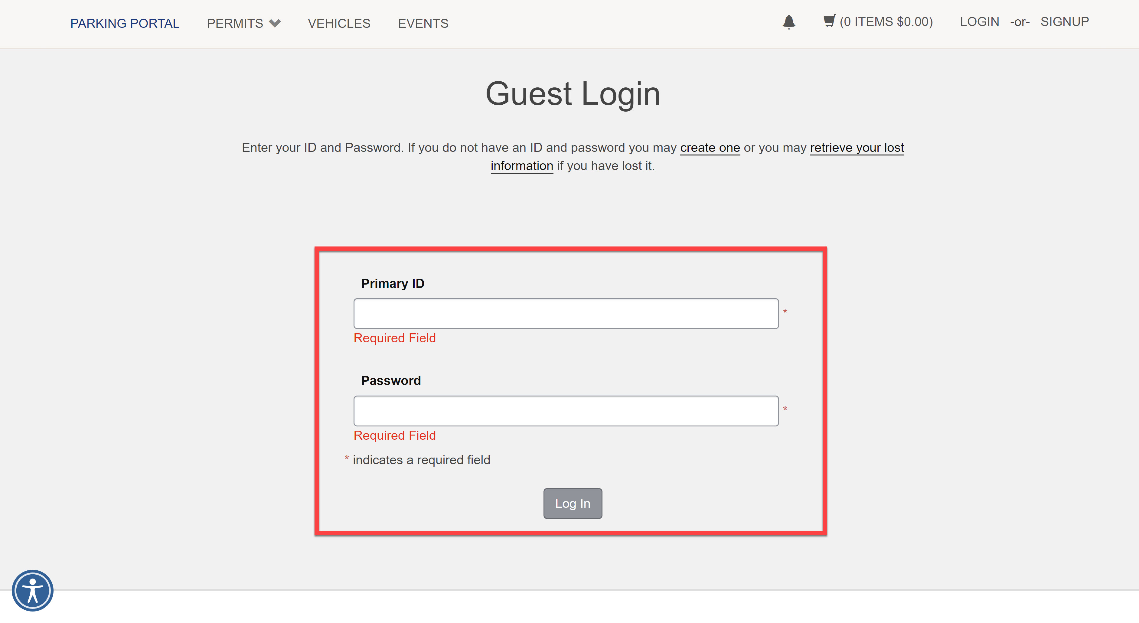 Creating a Guest Account to Purchase a Bruin ePermit